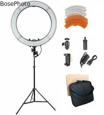China 55W 5500K 18inch Dimmable LED Ring Light Kit with Carry bag, Light Stand for Video Photography Blogging Portrait supplier