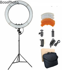 China 18 inches 3200-5600K Dimmable LED Ring Light Kit for Portrait Makeup Video Shooting supplier