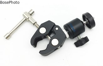 China Crab Clamp Mount with Mini Ball Head for Smartphone, DSLR, Gopro, Tripod, Monitor, LED or Video Lights supplier